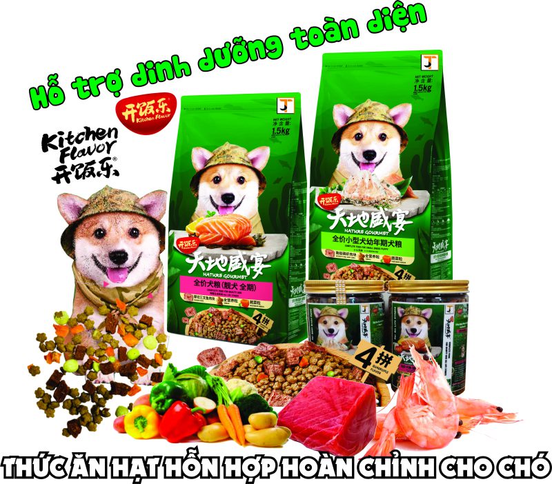 Thức ăn hạt hoàn chỉnh cho chó trưởng thành giống nhỏ KitchenFlavor – J ...